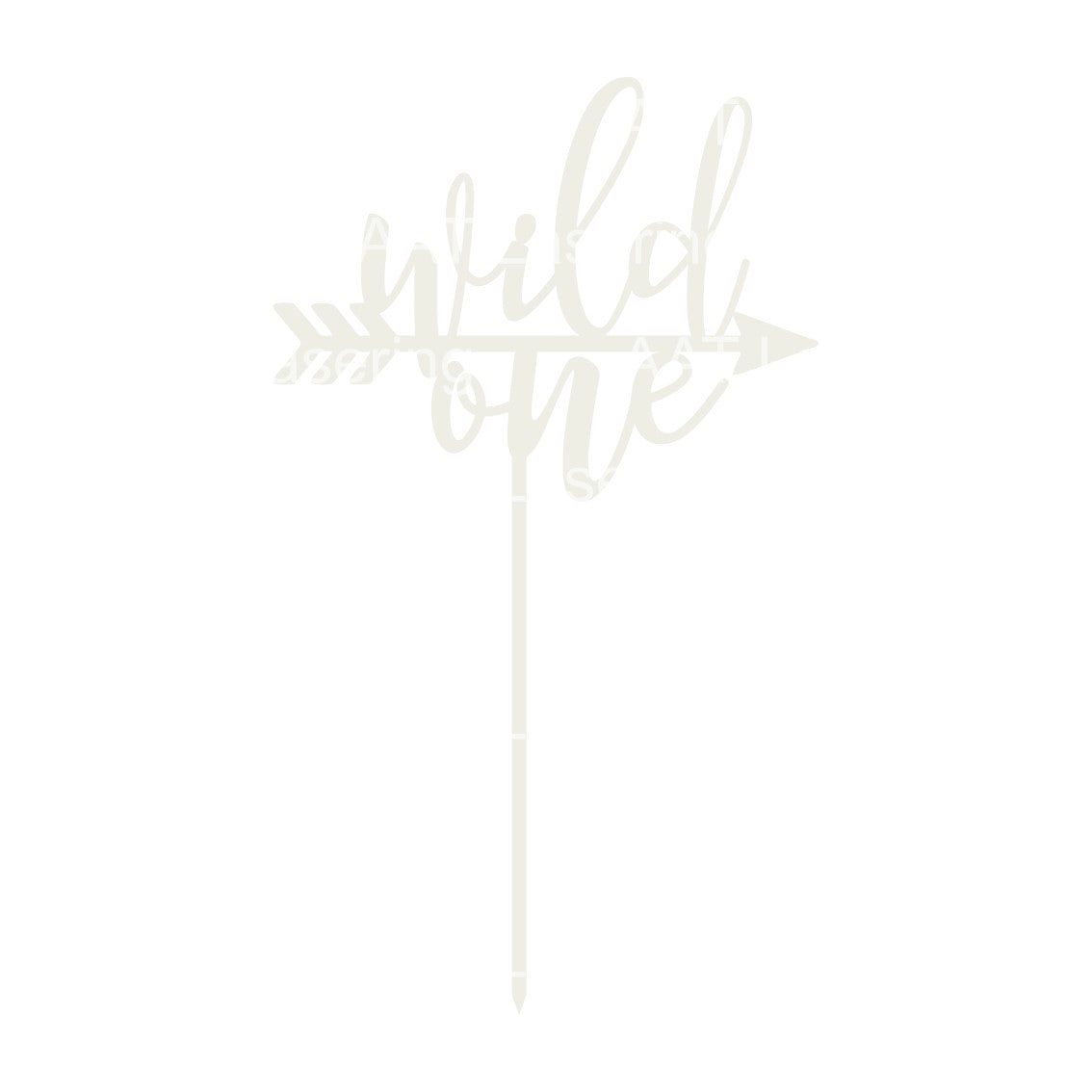 wild one - Arrow Cake Topper – AAT Lasering